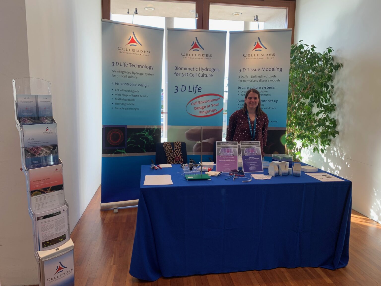 Cellendes presents the light-inducible hydrogel technology at the "3D ...